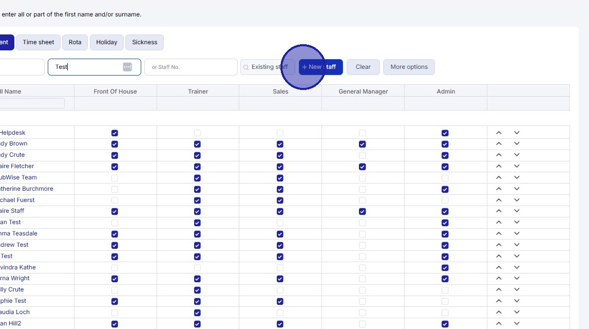 CW UK How to add a new staff member