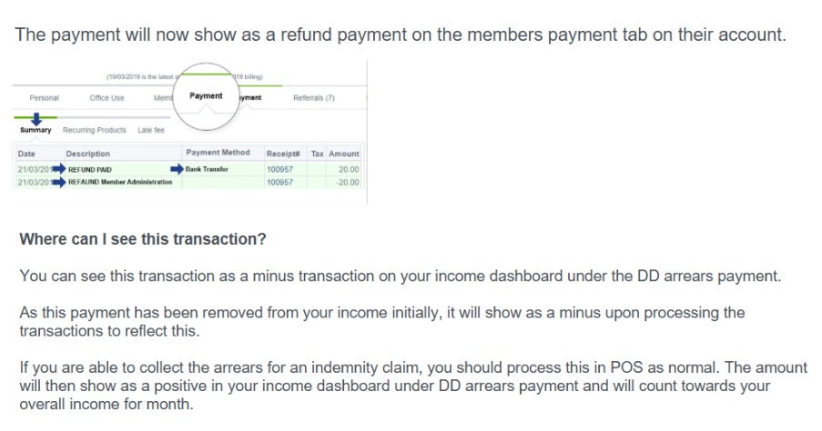 CW UK What is an indemnity claim and how do I recharge a member