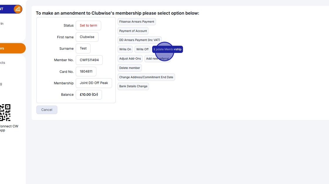 CW UK How to amend a members termination date