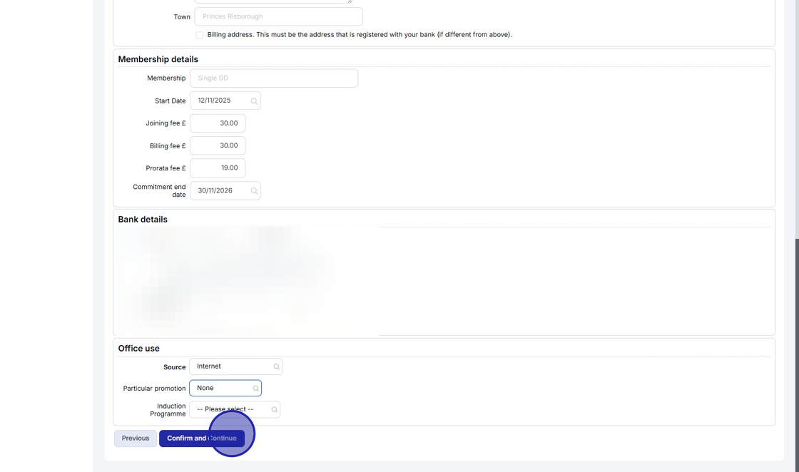 CW UK How to amend a members termination date