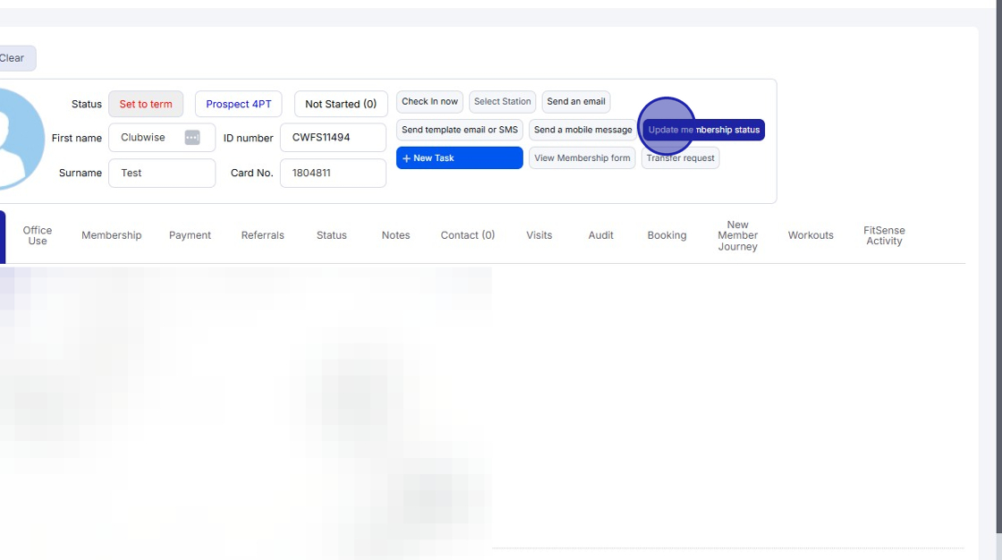 CW UK How to amend a members termination date